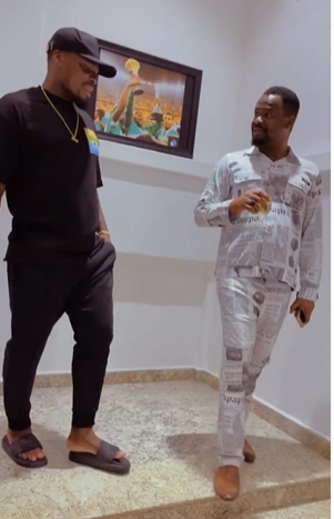 Emmanuel Emenike links up with popular Nollywood actor Zubby Michael following launch of new ...