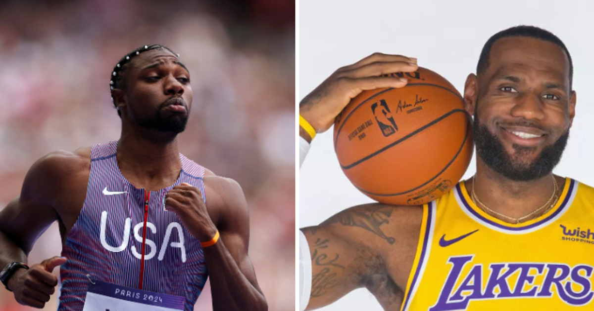 'I'm confident in myself' - Noah Lyles declares he's on LeBron James ...