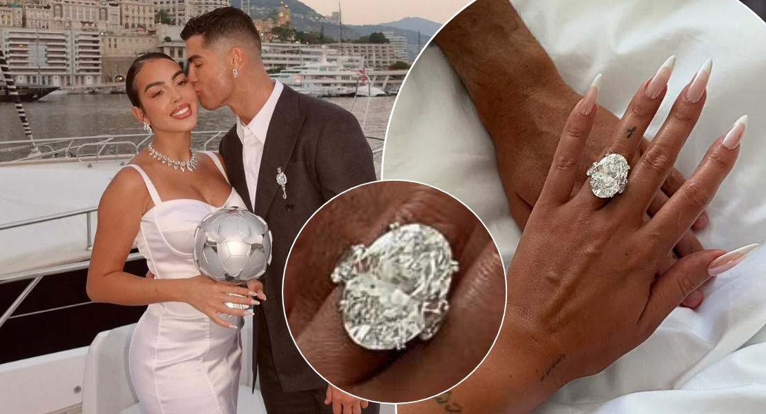 Ronaldo and Georgina Rodriguez engagement: ₦7.7 BILLION diamond ring ...