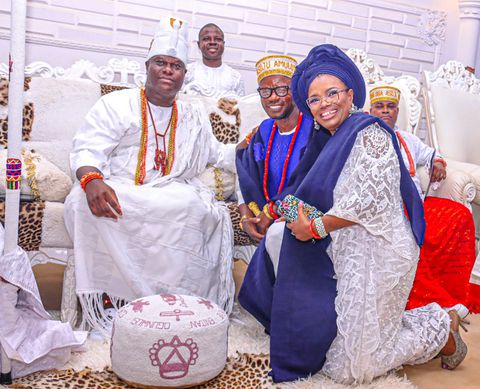 Mutiu Adepoju: Ooni of Ife confers Super Eagles legend with chieftaincy ...