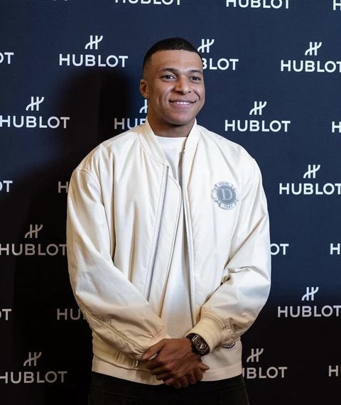 Madrid-bound Mbappé poses with Hublot CEO during Watches and Wonders ...