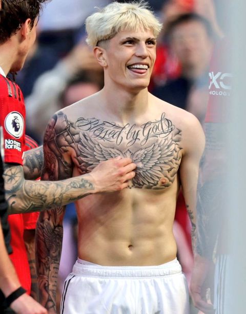 Alejandro Garnacho: 19-year-old Manchester United star welcomes baby ...