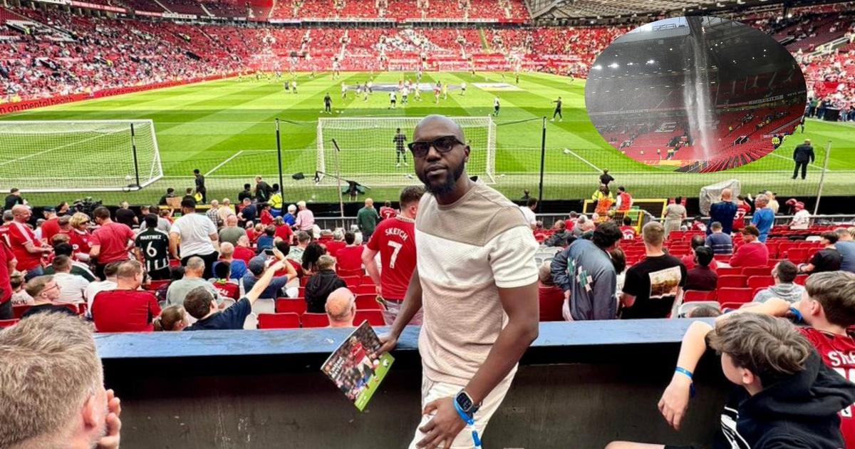'The Old Trafford Waterfall': Larry Madowo's sharp reaction to Man Utd ...