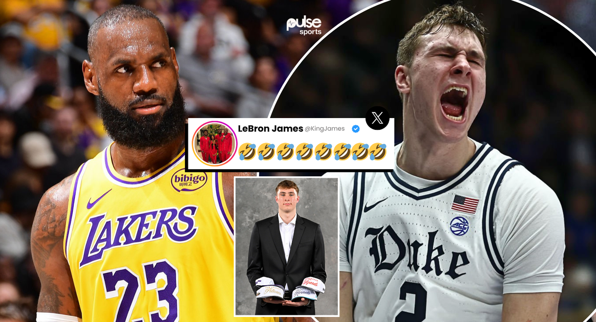 Cooper Flagg: See LeBron James’ SAVAGE reaction to Dallas Mavericks ...