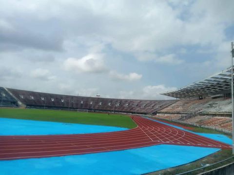 National stadium Surulere wears new look, tracks and football field ...