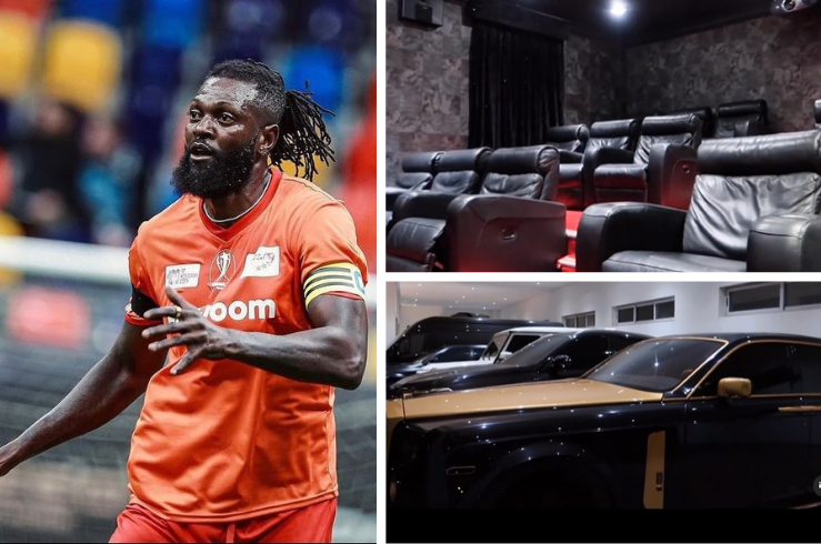Emmanuel Adebayor: Ex-Arsenal star shows off his luxury mansion and ...