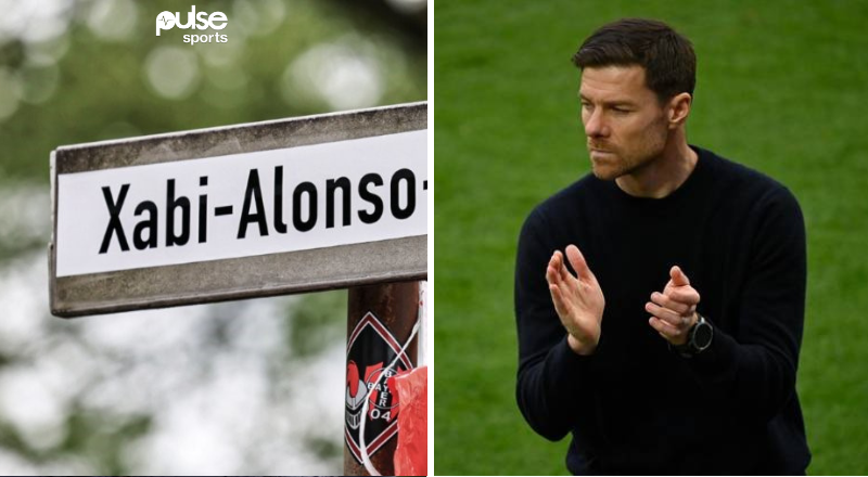 Fans name a street after Xabi Alonso as Bayer Leverkusen win first-ever ...