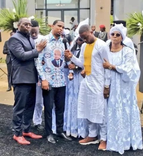 Samuel Eto’o in tears as he finally buries his father 11 months after ...