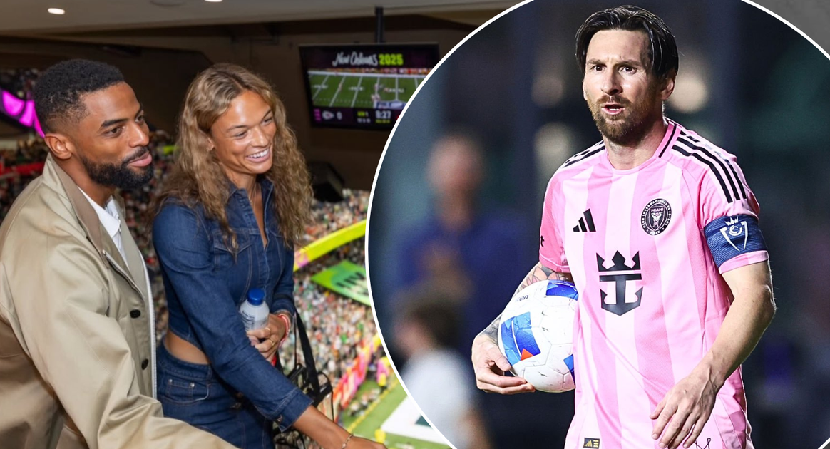 Big Game Link-Up: Paris Olympic star and NFL player boyfriend meet ...