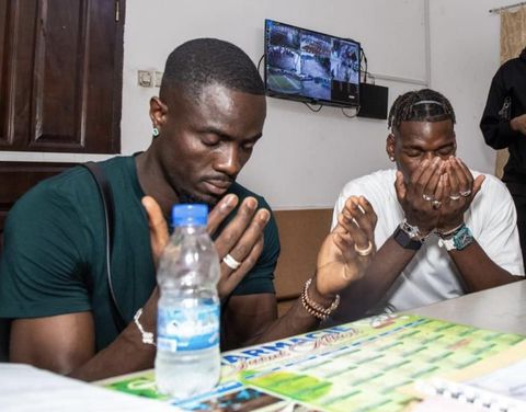 Is he now born again? Ex-Man U star Pogba turns to God by donating to ...