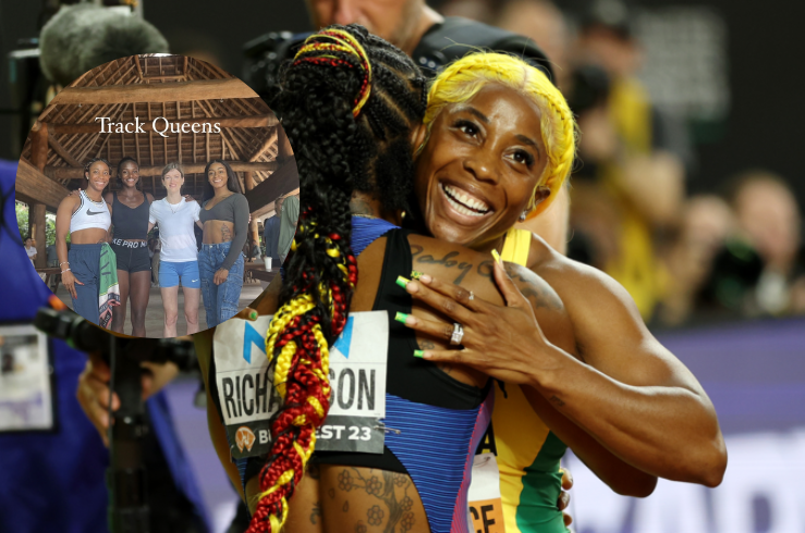 Track Queens': Sha'Carri Richardson links up with Fraser-Pryce and ...
