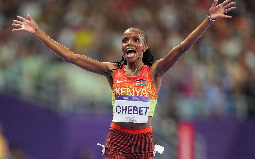 Beatrice Chebet: Olympic champion ends 2024 on a high with new 5km ...