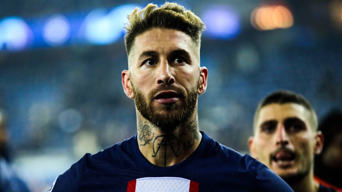 Frustrated Ramos shoves photographer after PSG's disappointing loss to ...