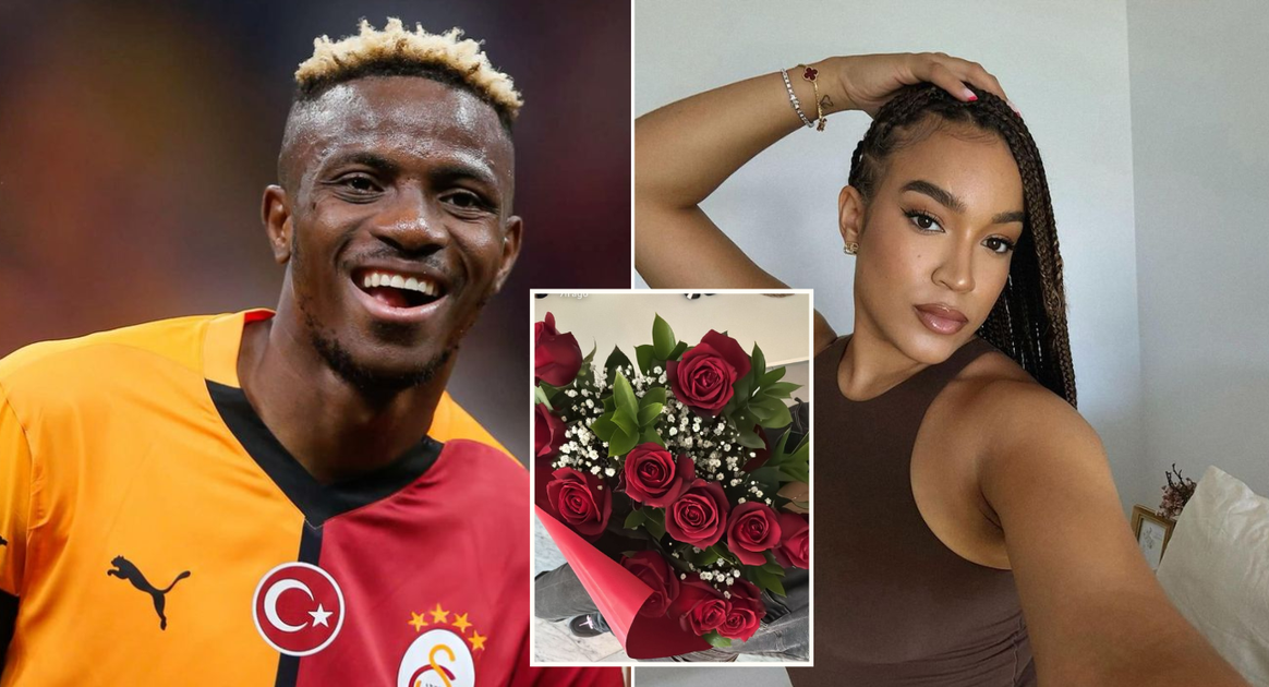 Victor Osimhen makes sure his girlfriend Stefanie Ladewig feels the ...