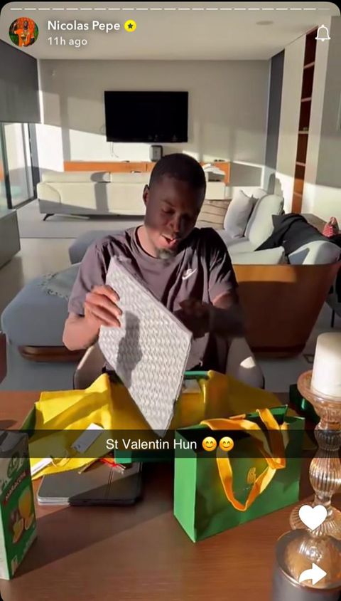Nicolas Pepe receives 'surprise' Valentine’s Day gift from p*rnstar ...