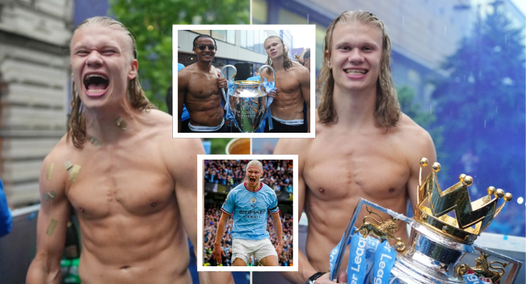Erling Haaland: Man City star shows off insane 7-week body ...