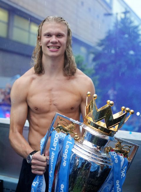 Erling Haaland: Man City star shows off insane 7-week body ...