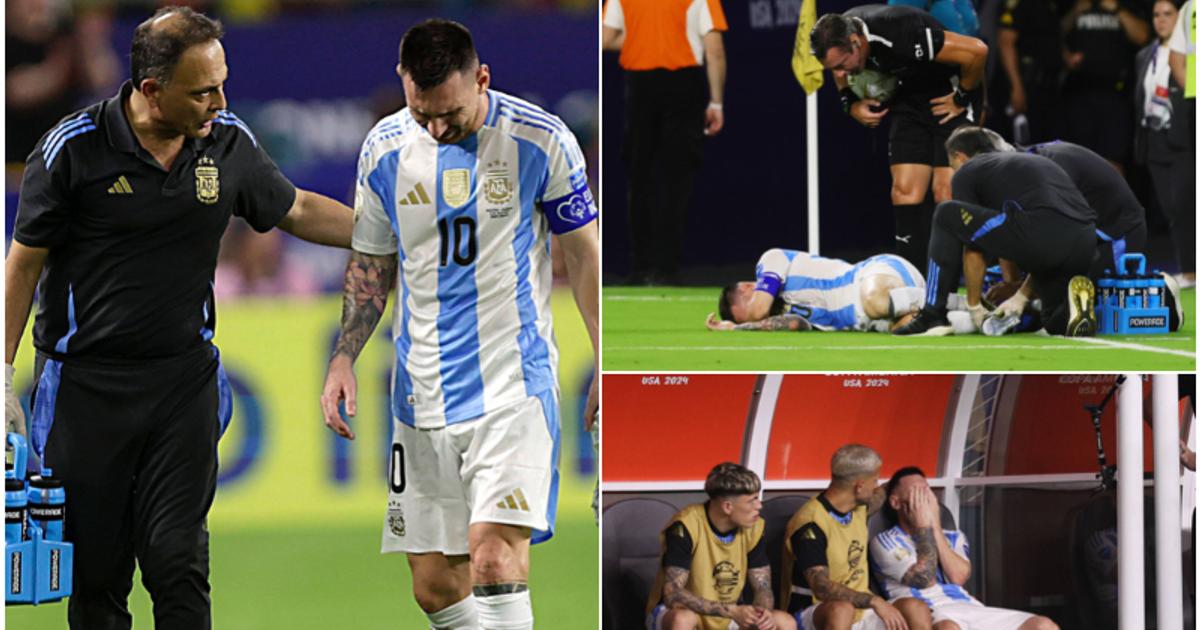 VIDEO: Lionel Messi in tears after sustaining ankle injury in Copa ...