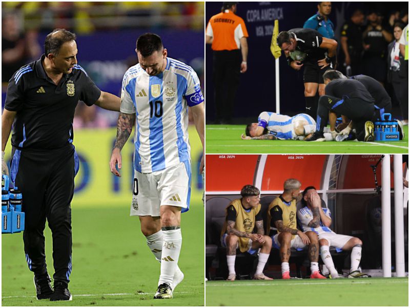 VIDEO: Lionel Messi in tears after sustaining ankle injury in Copa ...
