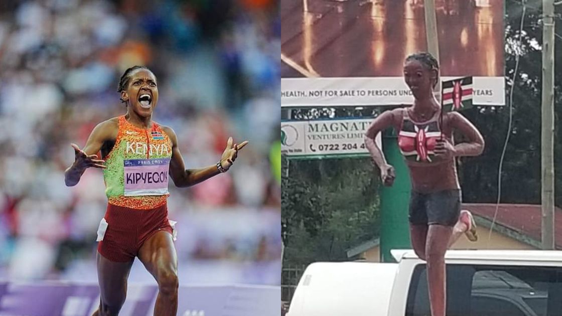 Statue of alleged Faith Kipyegon removed overnight amid public criticism in Eldoret | Pulse ...