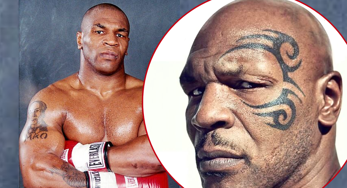 Mike Tyson’s face tattoo EXPLAINED: What does it mean and why did he ...