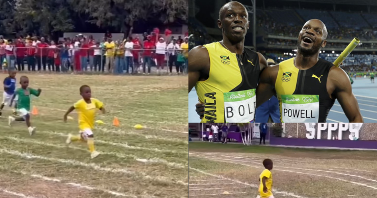 Fatherhood is sweet - Sprint legend Asafa Powell's young son blazes to ...