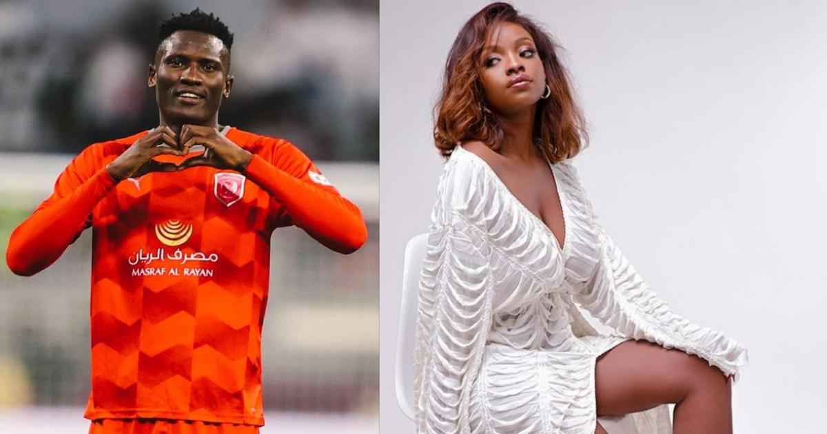 Meet pretty lady who stands by Harambee Stars captain Michael Olunga ...