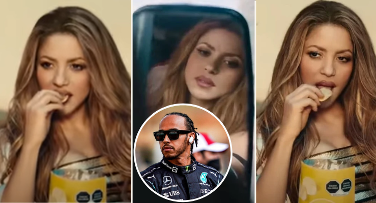 Shakira reportedly gives Lewis Hamilton 'green light' in new advert ...