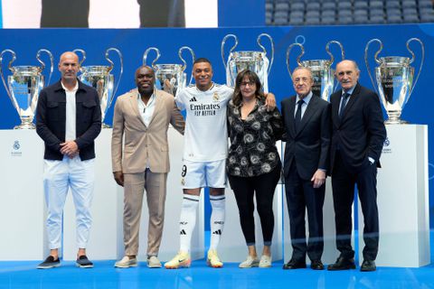 A union of lovers: Kylian Mbappe's Real Madrid unveiling in photos ...