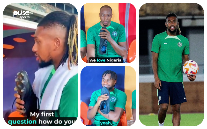 Nigeria vs Lesotho: Alex Iwobi turns journalist, 'interviews' Aribo ...