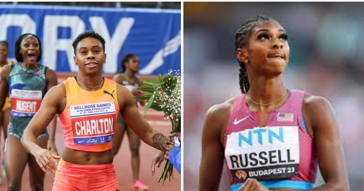 Training partners Masai Russell and Devynne Charlton set for 2025 ...