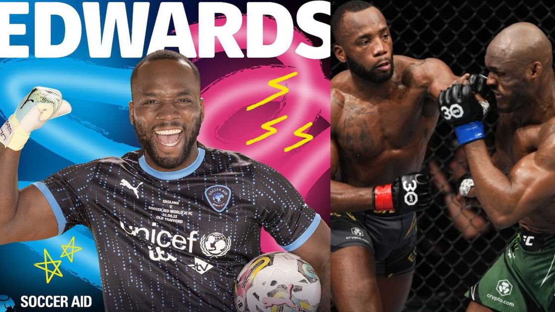 UFC Welterweight Champion Leon Edwards to play as goalkeeper at Soccer ...