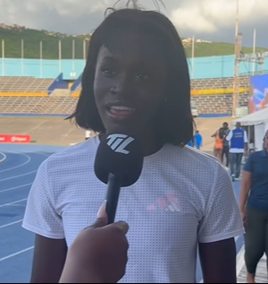 Junelle Bromfield hails boyfriend, Noah Lyles and his mom for helping ...