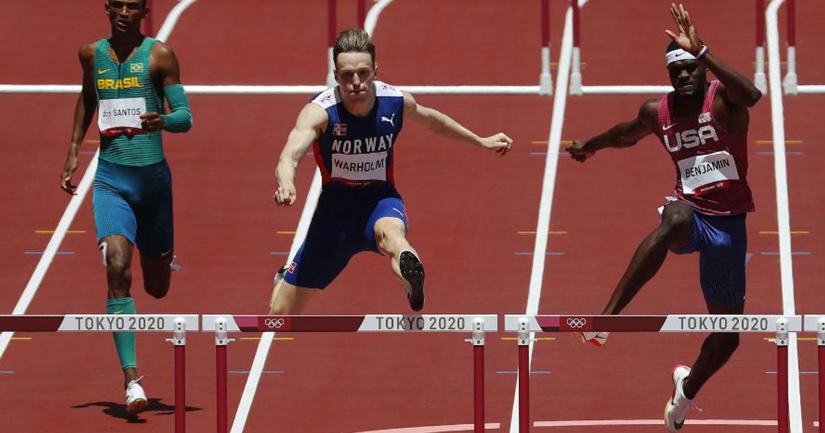 Rai Benjamin, Karsten Warholm, Alison Dos Santos Advance to 400m ...