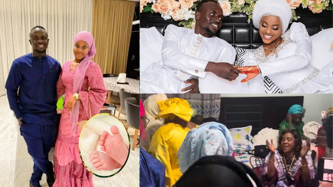 Sadio Mane & teenage wife Aisha Tamba welcome first child as Al-Nassr ...