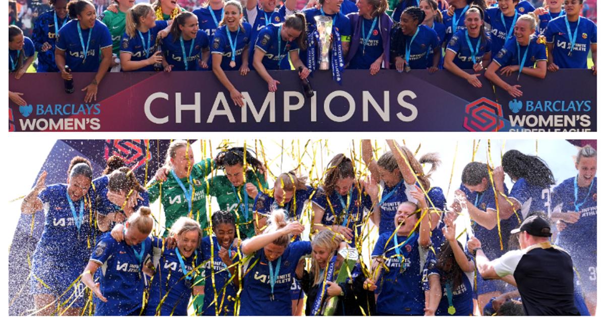 Chelsea seal fifth consecutive Women’s Super League title in dramatic ...