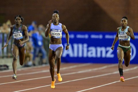 Shericka Jackson: Jamaican sprint Queen marks Diamond League debut with ...