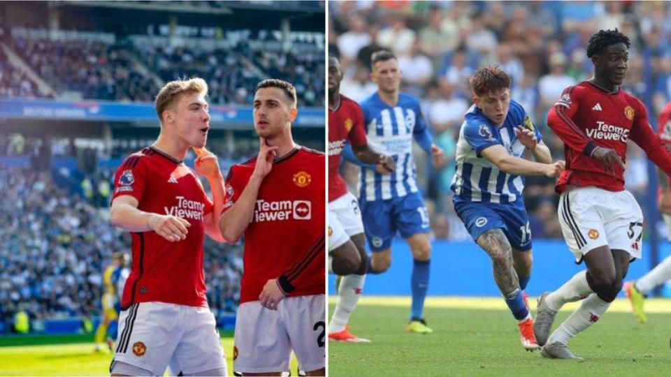 Brighton vs Man Utd: Youthful Red Devils spoil De Zerbi's farewell ...