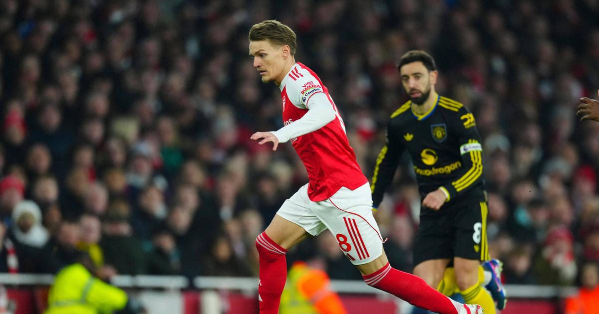 ‘Bruno is beneath Odegaard’ — Arsenal fans troll Man United captain ...