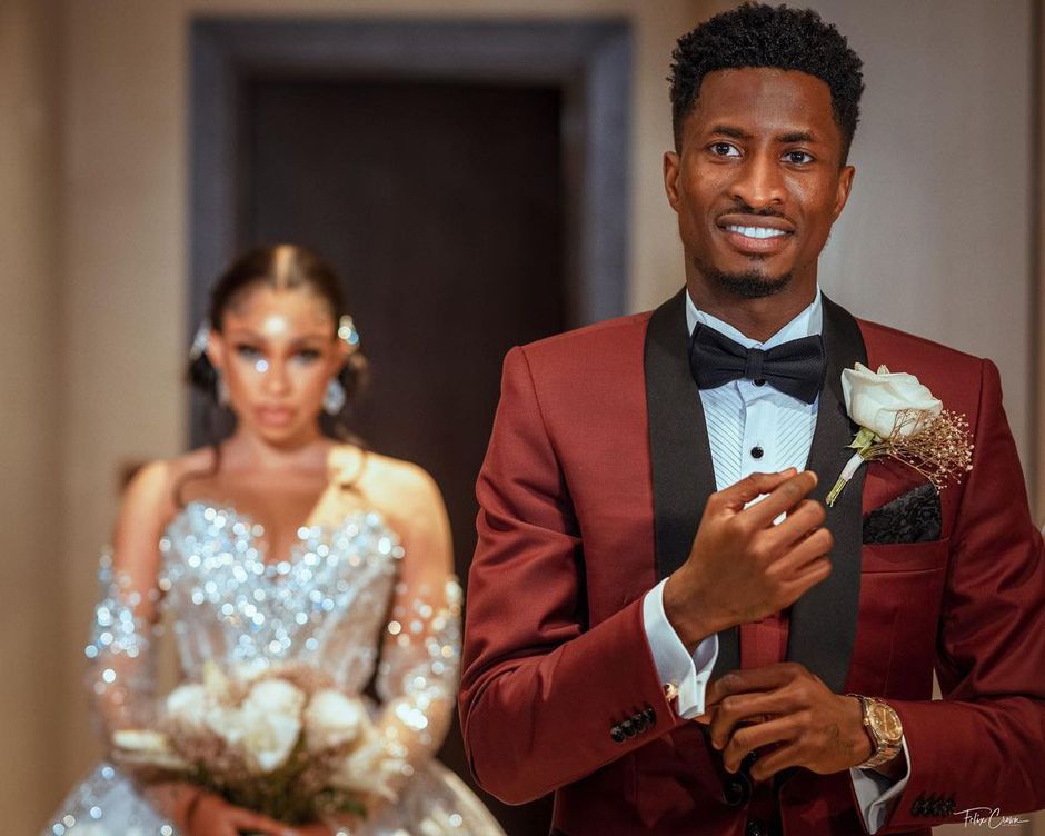 Super Eagles Star, Peter Olayinka And Nollywood Wife, Yetunde Celebrate 2nd Wedding Anniversary ...