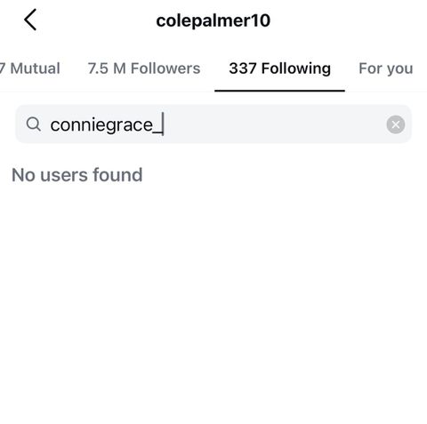 Heartbreak as Cole Palmer and girlfriend Connie Grace UNFOLLOW each ...