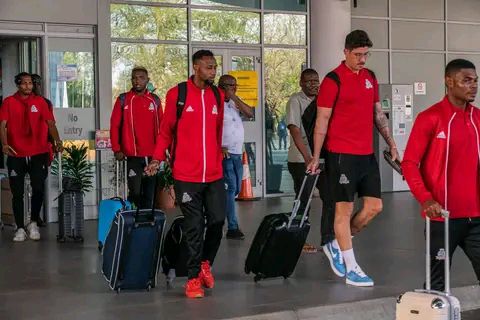 Photos: Vipers players looking spick and span in Botswana for Champions League business | Pulse ...