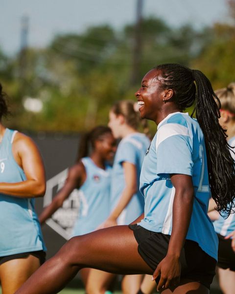 Michelle Alozie: Super Falcons star returns to Houston Dash in style ...