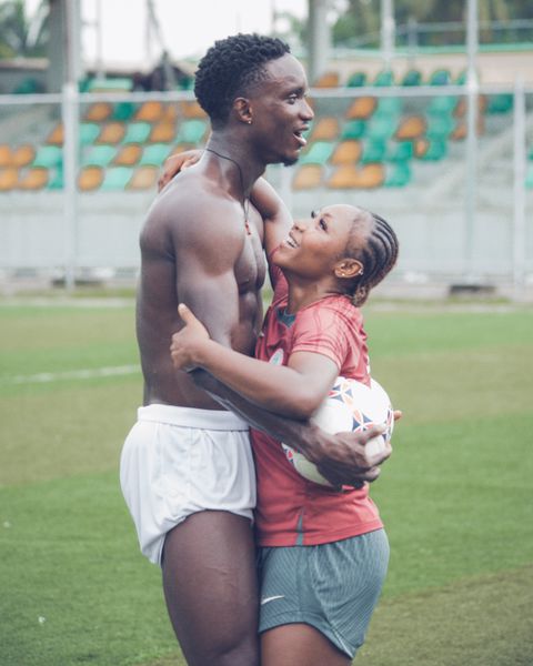 From Pitch to the Aisle? Beautiful Super Falcons star and ex-NPFL defender fuel marriage rumour ...