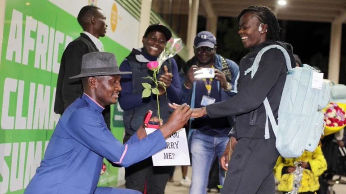 World Champion Mary Moraa says 'Yes' to the love of her life | Pulse ...