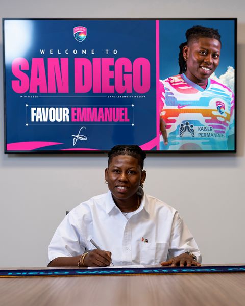 Favour Emmanuel joins San Diego Wave: Super Falcons star now teammates ...