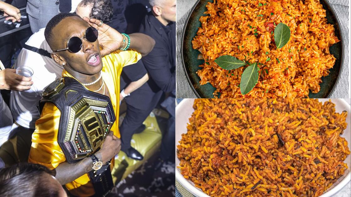 Israel Adesanya: UFC Champion rates Nigeria's jollof rice ahead of ...