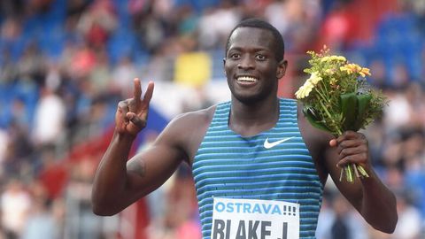 Olympian Jerome Blake storms to fastest time by a Canadian sprinter at ...