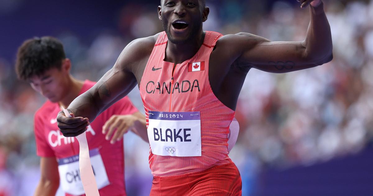Olympian Jerome Blake storms to fastest time by a Canadian sprinter at ...