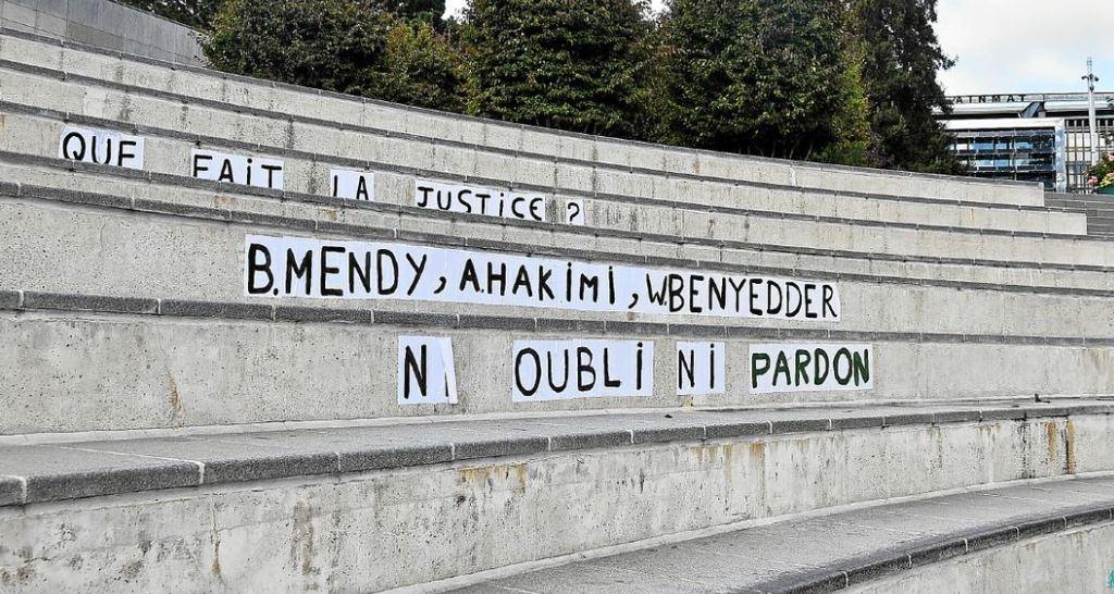 Anti Sex Crime Banners Targeting Mendy And Hakimi Displayed Near Lorient Stadium Pulse Sports